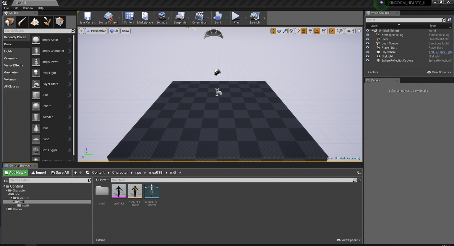Using Unreal Engine 4 to Mod Kingdom Hearts 3 – 0xB106